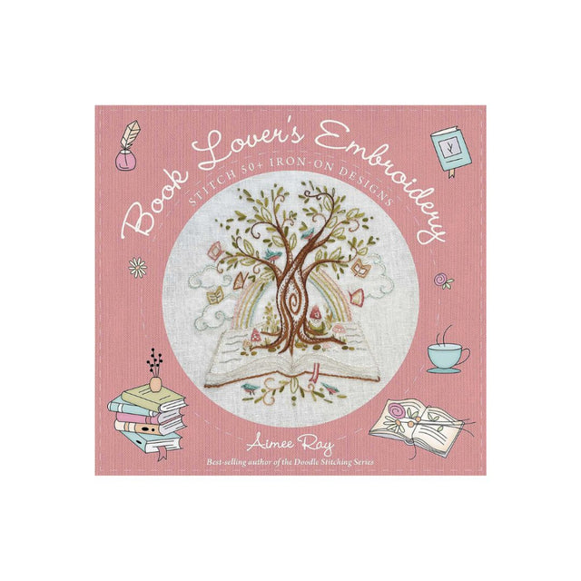 Book Lover's Embroidery with Iron on Designs | Wool n Stuff