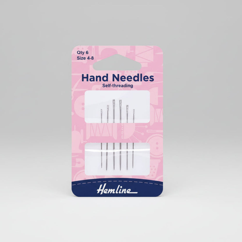 Hemline Self Threading Hand Sewing Needles – Wool n Stuff