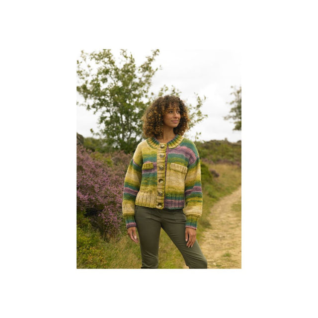 James C Brett Lady's Chunky Cardigan Knitting Pattern JB1002 | Wool n Stuff