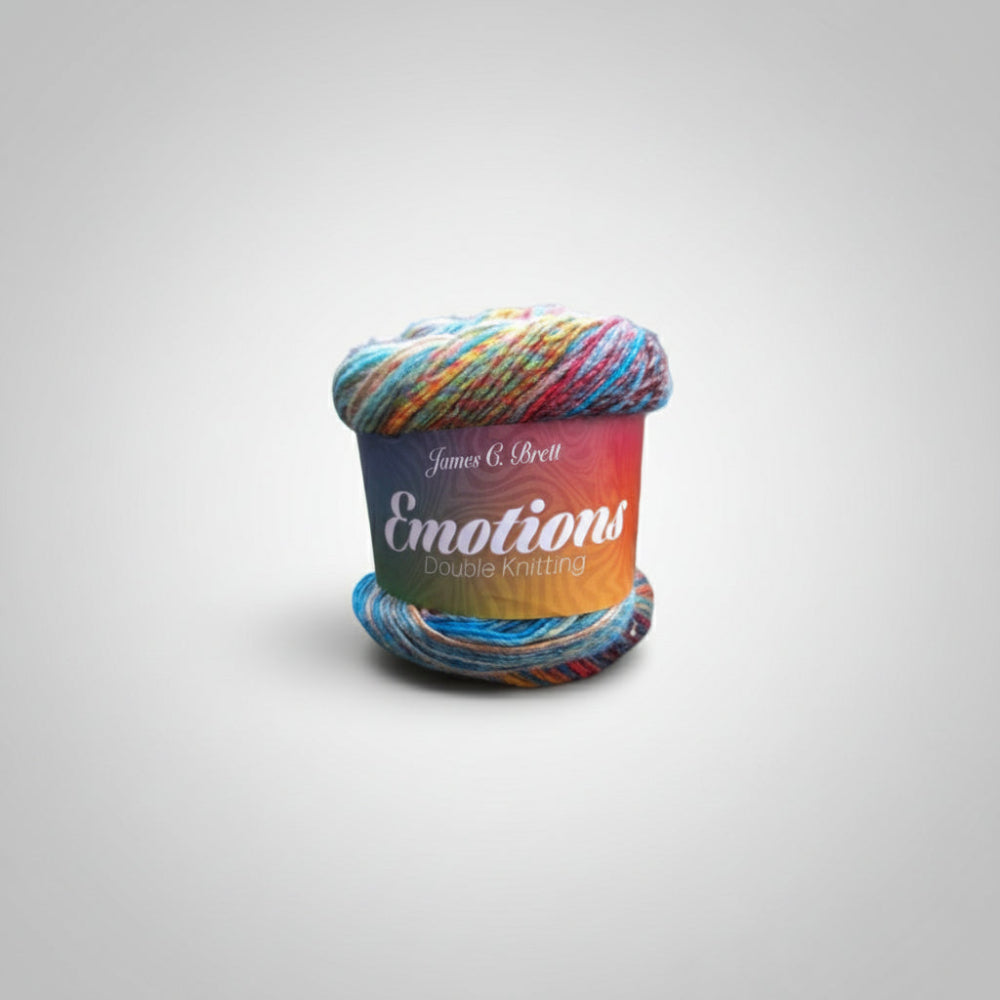 James C Brett Emotions DK Yarn - Self Striping Acrylic Yarn UK – Wool n ...