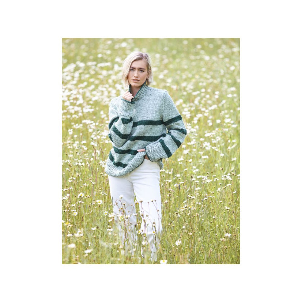 King Cole Lady's Chunky Sweater and Tank Top Knitting Pattern 6408 ...