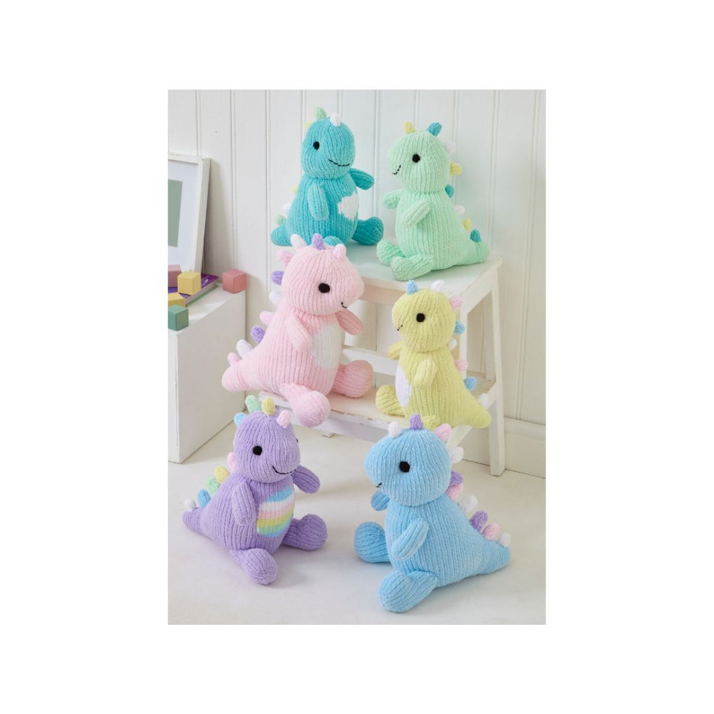 King Cole Dinosaur Knitting Pattern 9202 – Wool n Stuff