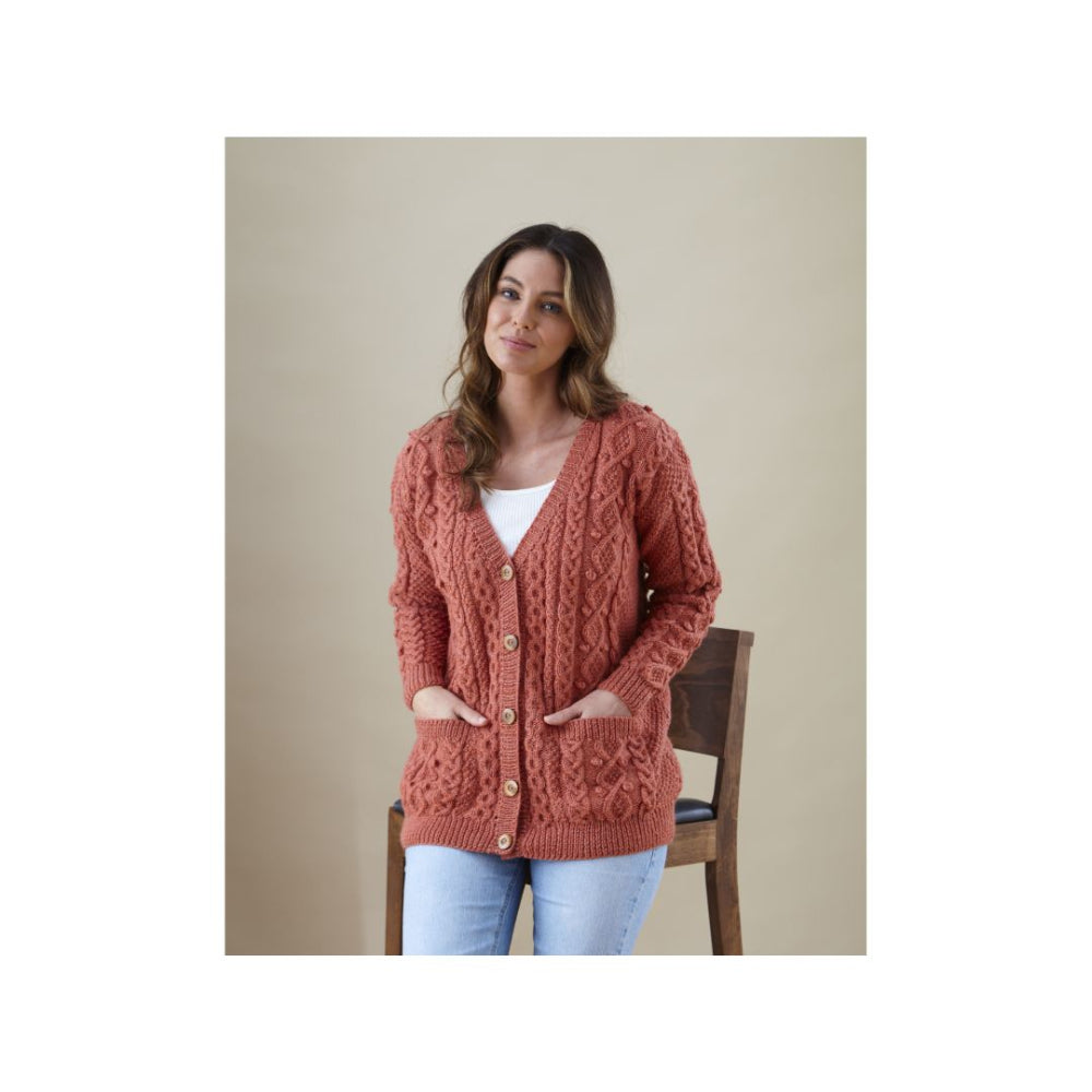 King Cole Lady's DK Cardigan & Waistcoat Knitting Pattern 6431 | Wool n ...