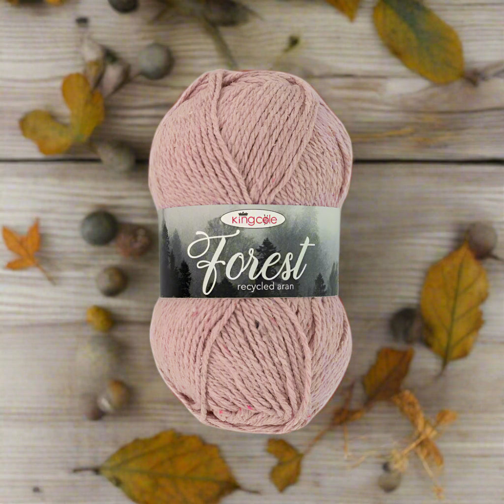 King Cole Forest Aran Yarn | 100% Recycled Aran Yarn | Wool n Stuff