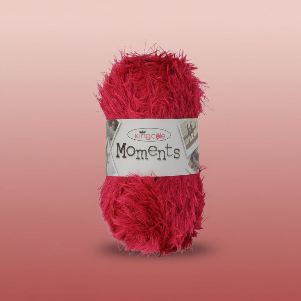 King Cole Moments DK Yarn – Fluffy Eyelash Yarn for Toys & Trims | Wool ...