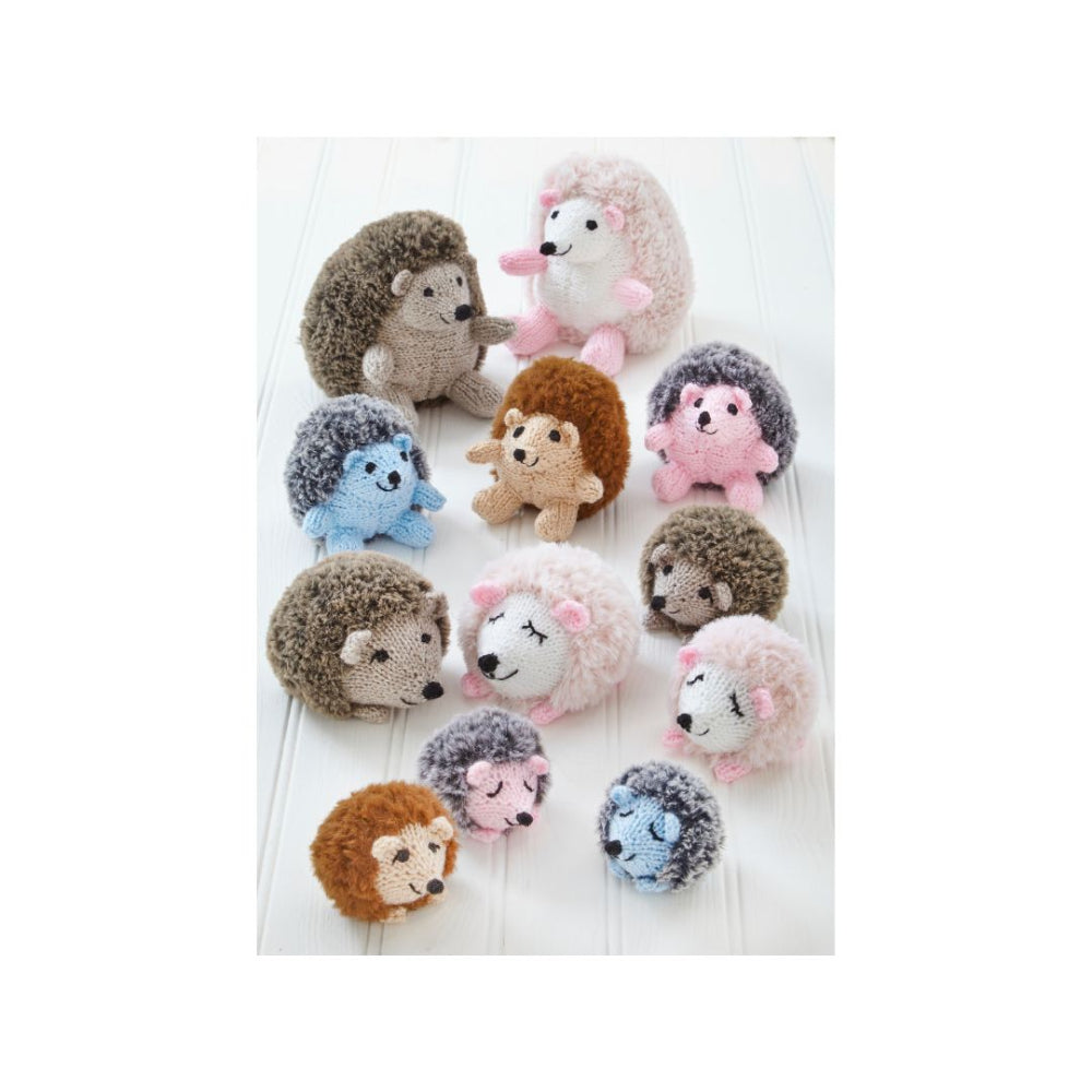 King Cole Velveteen Hedgehog Knitting Pattern 9209 – Wool n Stuff