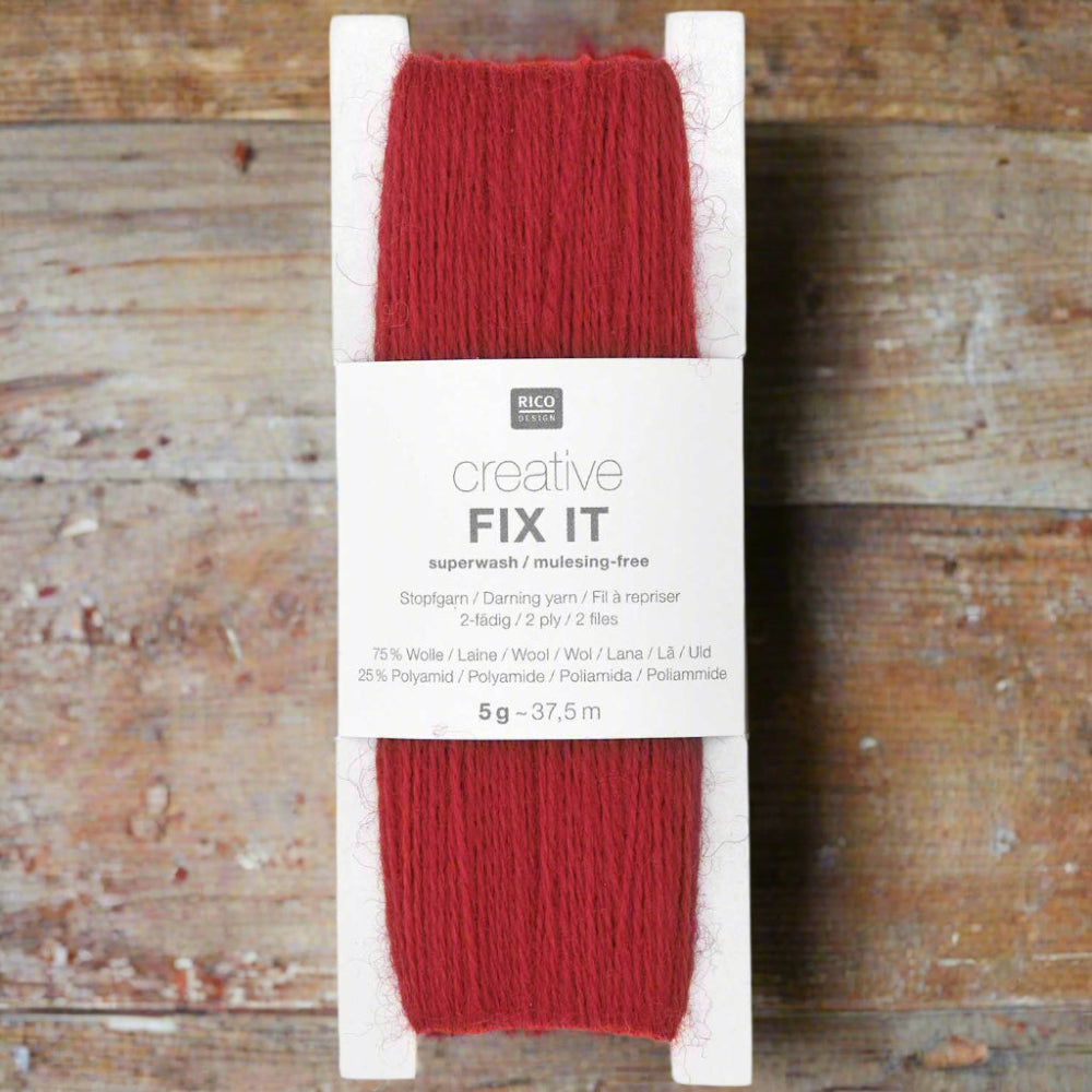 Rico Creative Fix It! 4 Ply Yarn – Sock Darning & Repair Thread – Wool ...