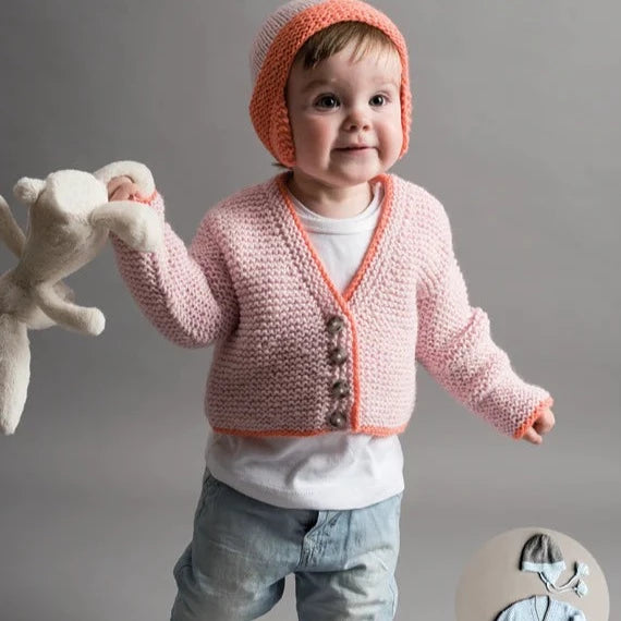 Rico Creative Soft Wool Aran Baby Sweater and Hats Knitting Pattern 65 ...