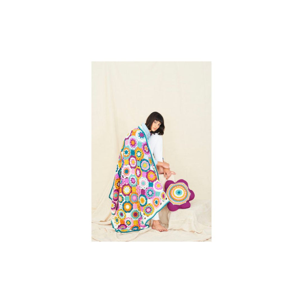 Stylecraft Special Aran Crochet Blanket and Cushion Pattern 9771 – Wool ...
