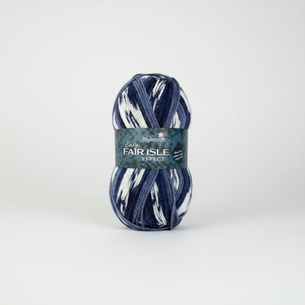 Stylecraft Easy Fair Isle Effect Yarn - 100% Acrylic Aran | Wool n Stuff