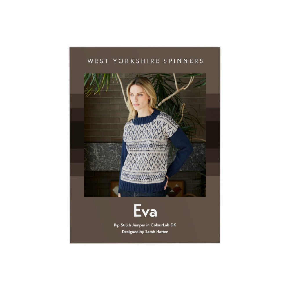 West Yorkshire Spinners Pip Stitch Jumper Eva Knitting Pattern | Wool n ...