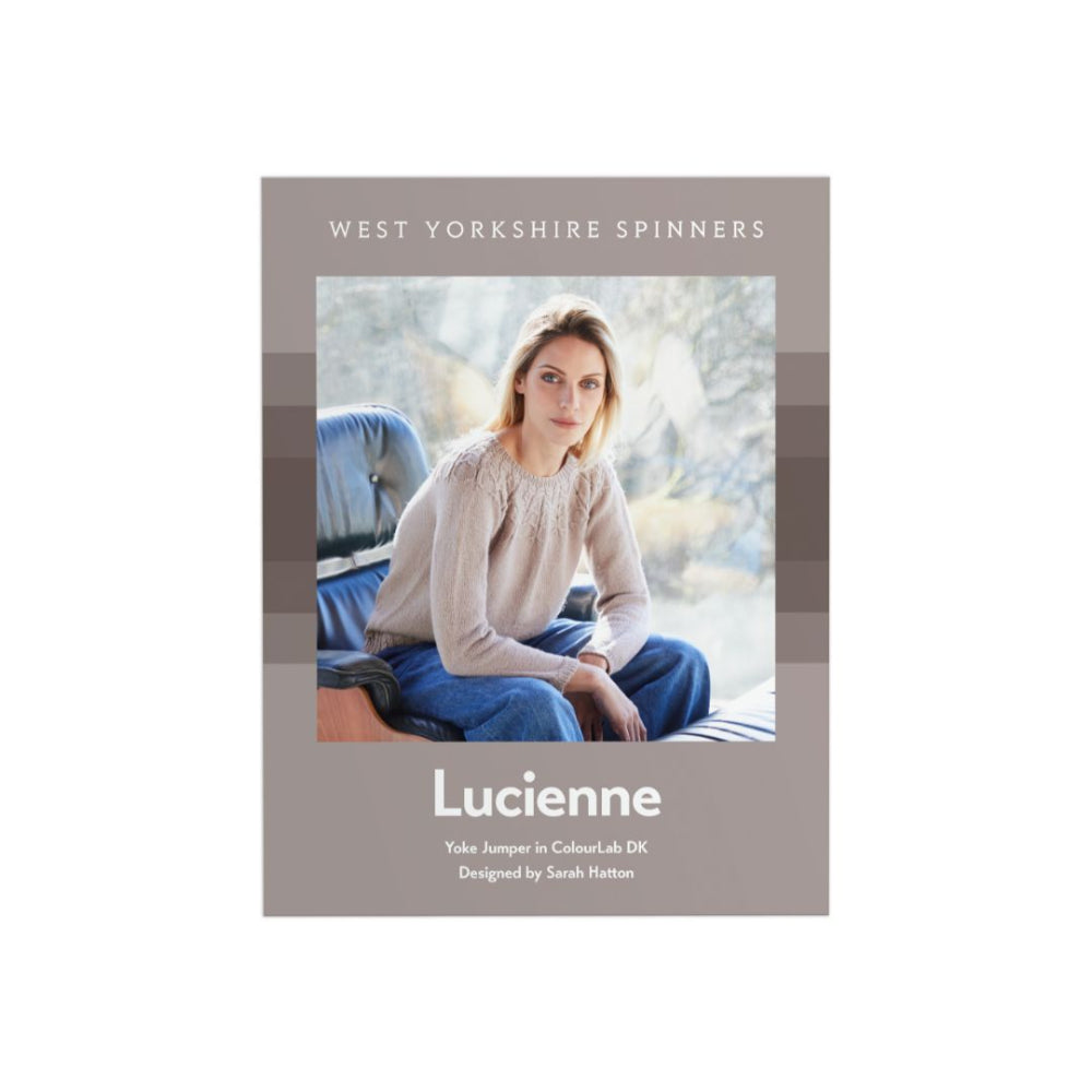 West Yorkshire Spinners Lucienne Yoke Jumper Knitting Pattern | Wool n ...