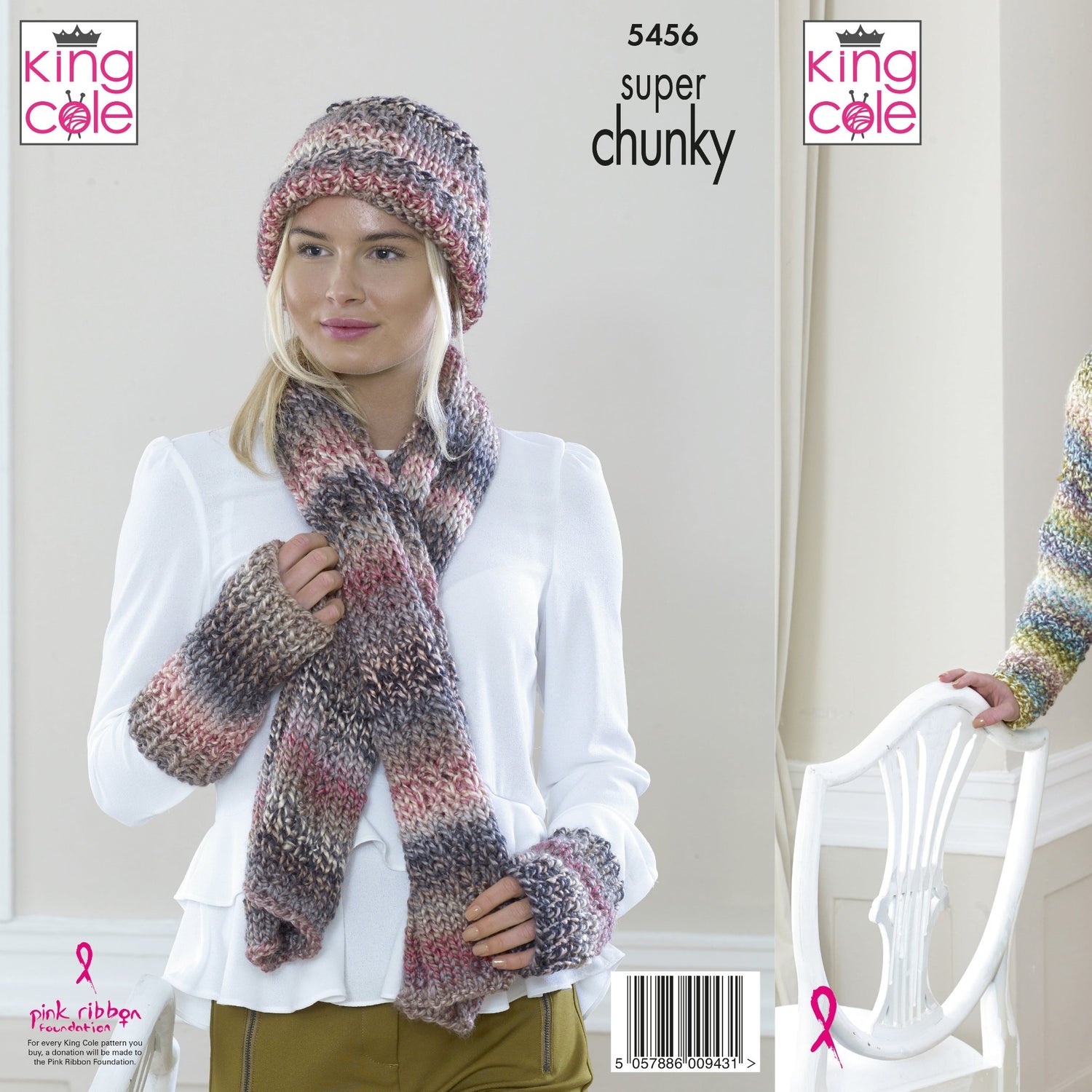 King Cole Super Chunky Knitting Pattern 5456 – Wool n Stuff