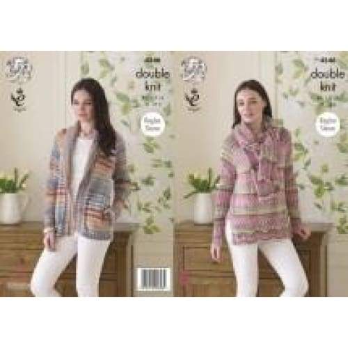 Wool n Stuff - King Cole Drifter DK Knitting Pattern 4546