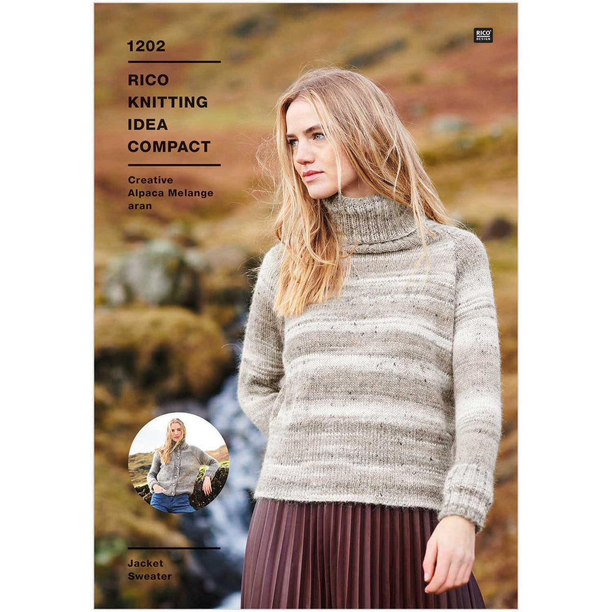 Rico Aran Knitting Pattern 1202 – Wool n Stuff