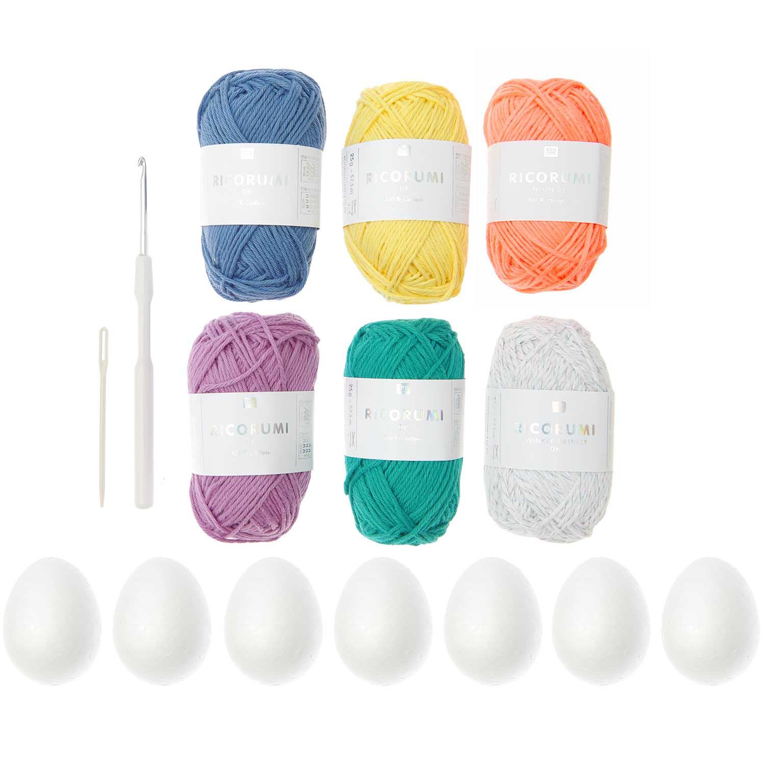 Ricorumi Easter Egg Crochet Kit Wool N Stuff