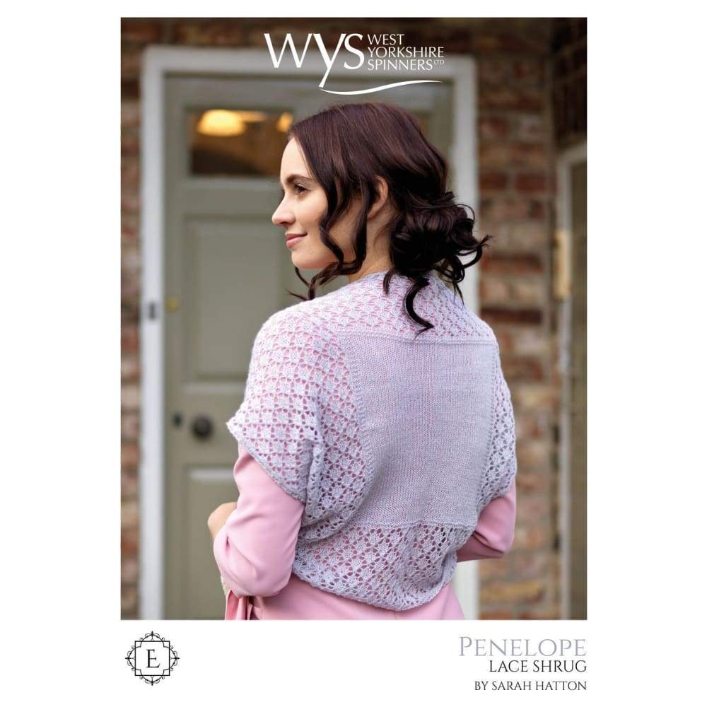 West Yorkshire Spinners Penelope Lace Shrug Knitting Pattern – Wool n Stuff